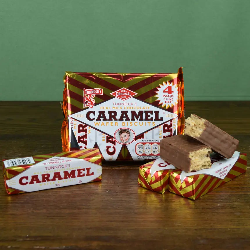 Tunnock's Caramel Wafers - pack of four – Scottish Gourmet USA