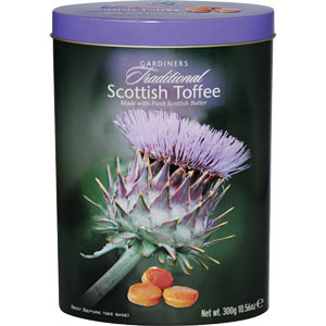 Gardiners thistle toffee tin |Scottish Gourmet USA