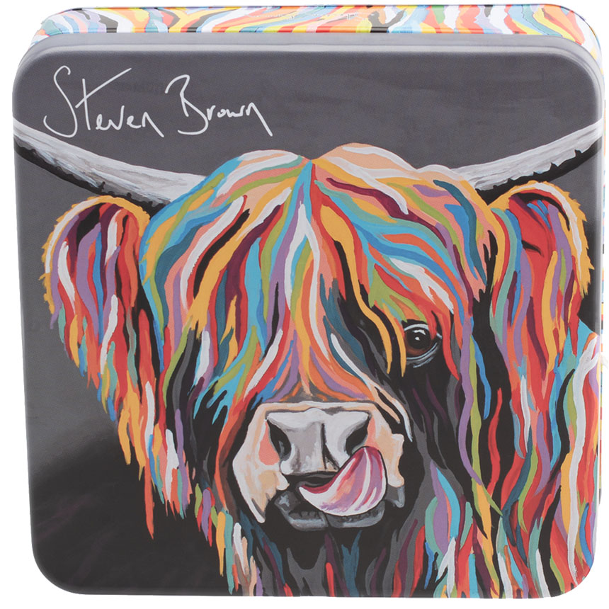 Heather McCoo vanilla fudge tin from Scotland|Scottish Gourmet USA