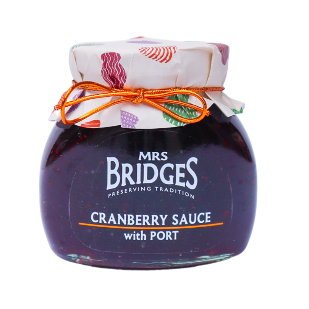 Mrs. Bridges Cranberry Sauce with Port - 12oz – Scottish Gourmet USA