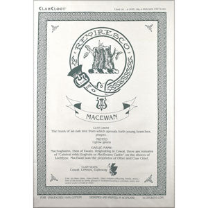 MacEwan Clan Teatowel – Scottish Gourmet USA