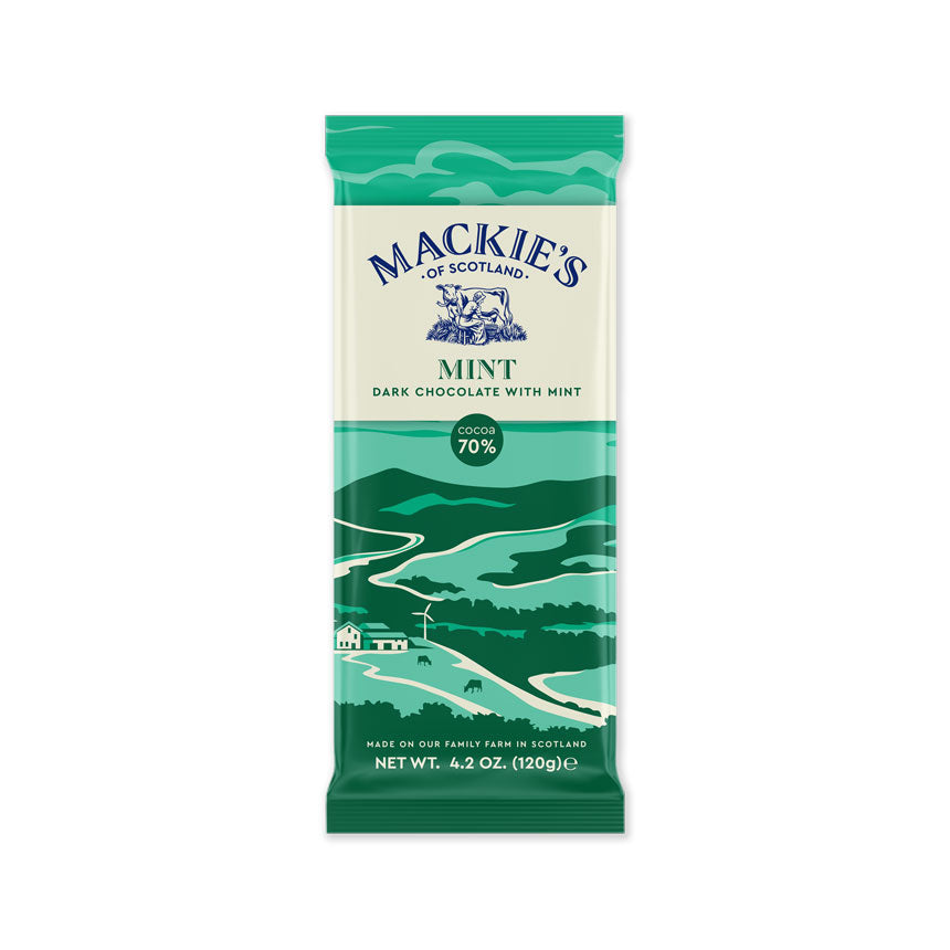 Mackie's Mint Dark Chocolate Bar for sale in USA |Scottish Gourmet USA