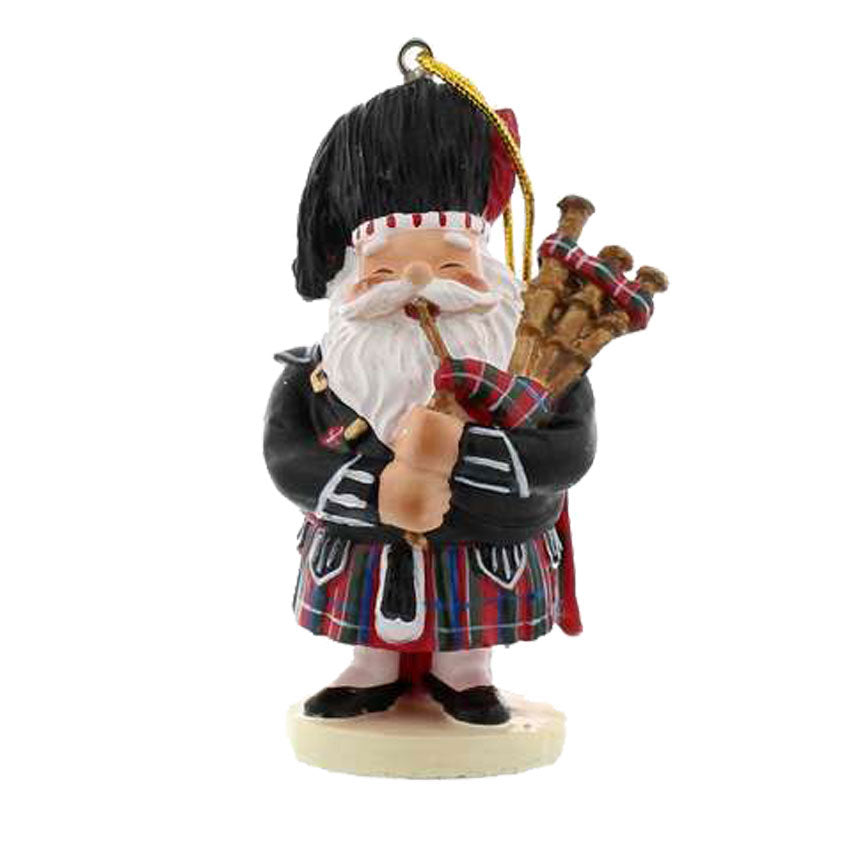 Scottish Santa Ornament Scotland Christmas Ornament, Scotland