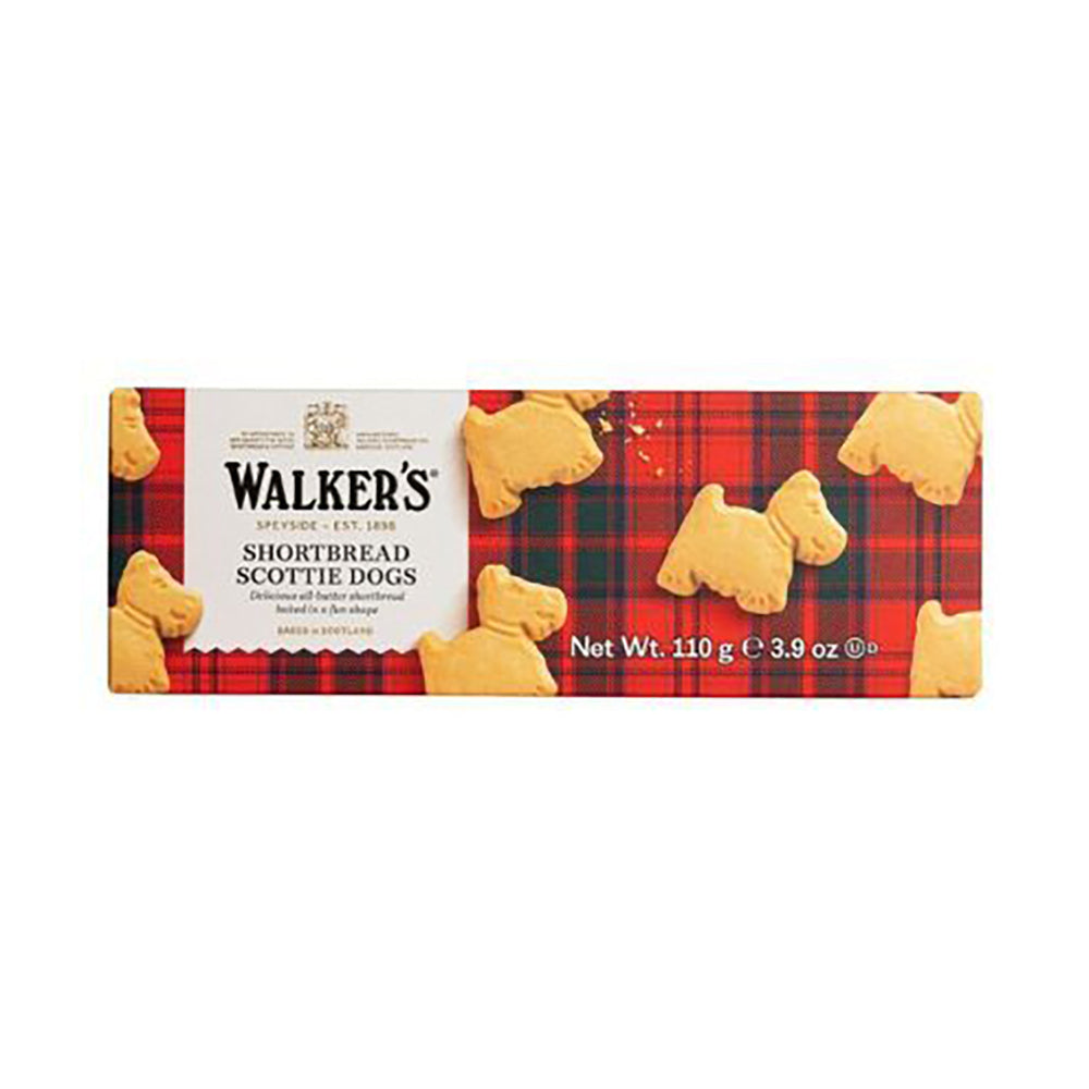Scottie dog shortbread box from Walkers – Scottish Gourmet USA